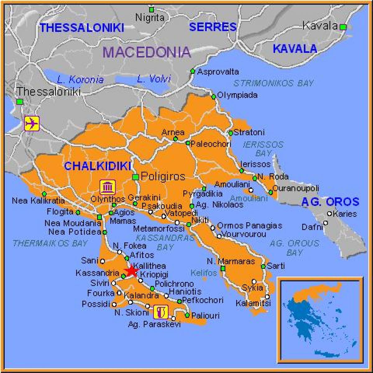 Kallithea Atenas mapa - Mapa de kallithea Atenas (Grécia)